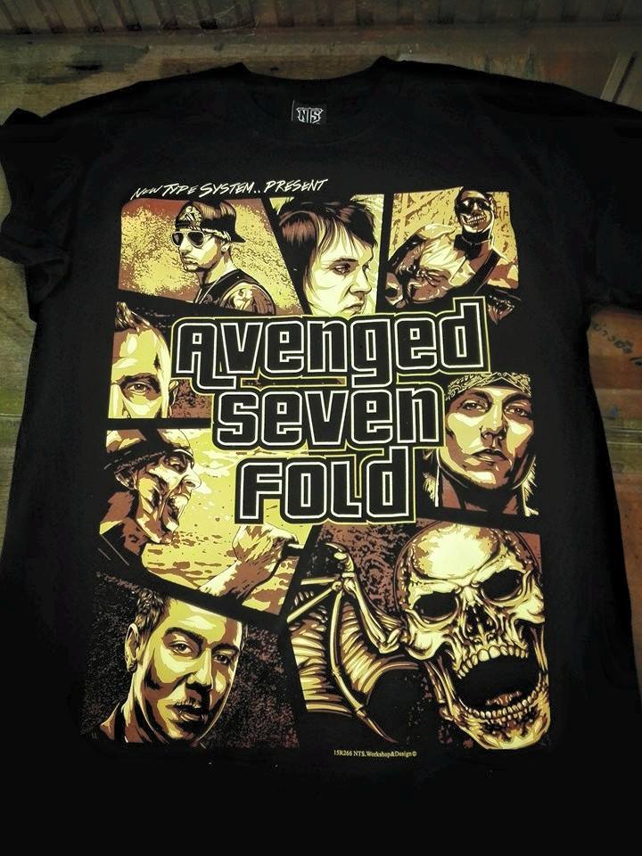 A7X Avenged Sevenfold heavy metal band 266 NTS New Type System Man ...